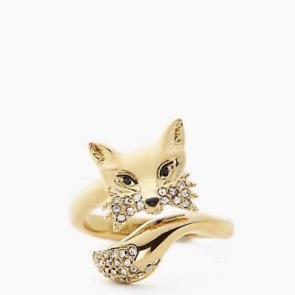 kate spade | Jewelry | 98 Kate Spade So Foxy Crystal Fox Ring | Poshmark